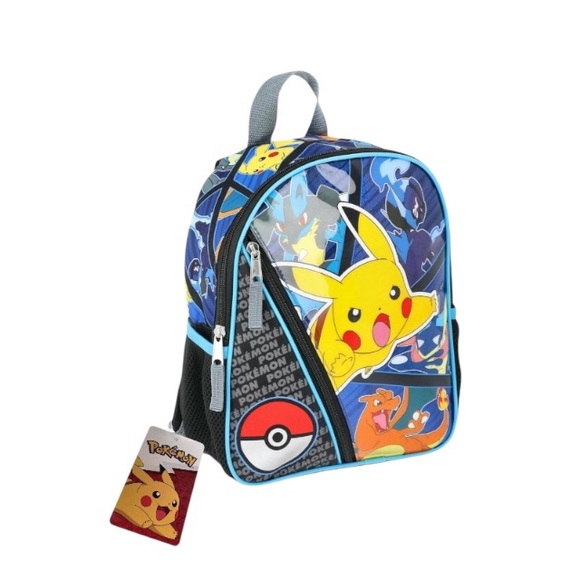 Pokemon | Accessories | Pokemon Mini Kids Backpack Black And Yellow ...